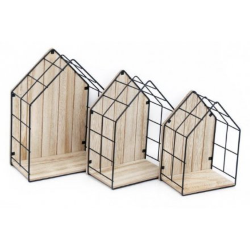 House-Shaped Display Units, Set of 3 – Hartwell & Stone